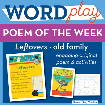 Leftovers -old Word Family Poem of the Week - Long O Fluency Poem ...