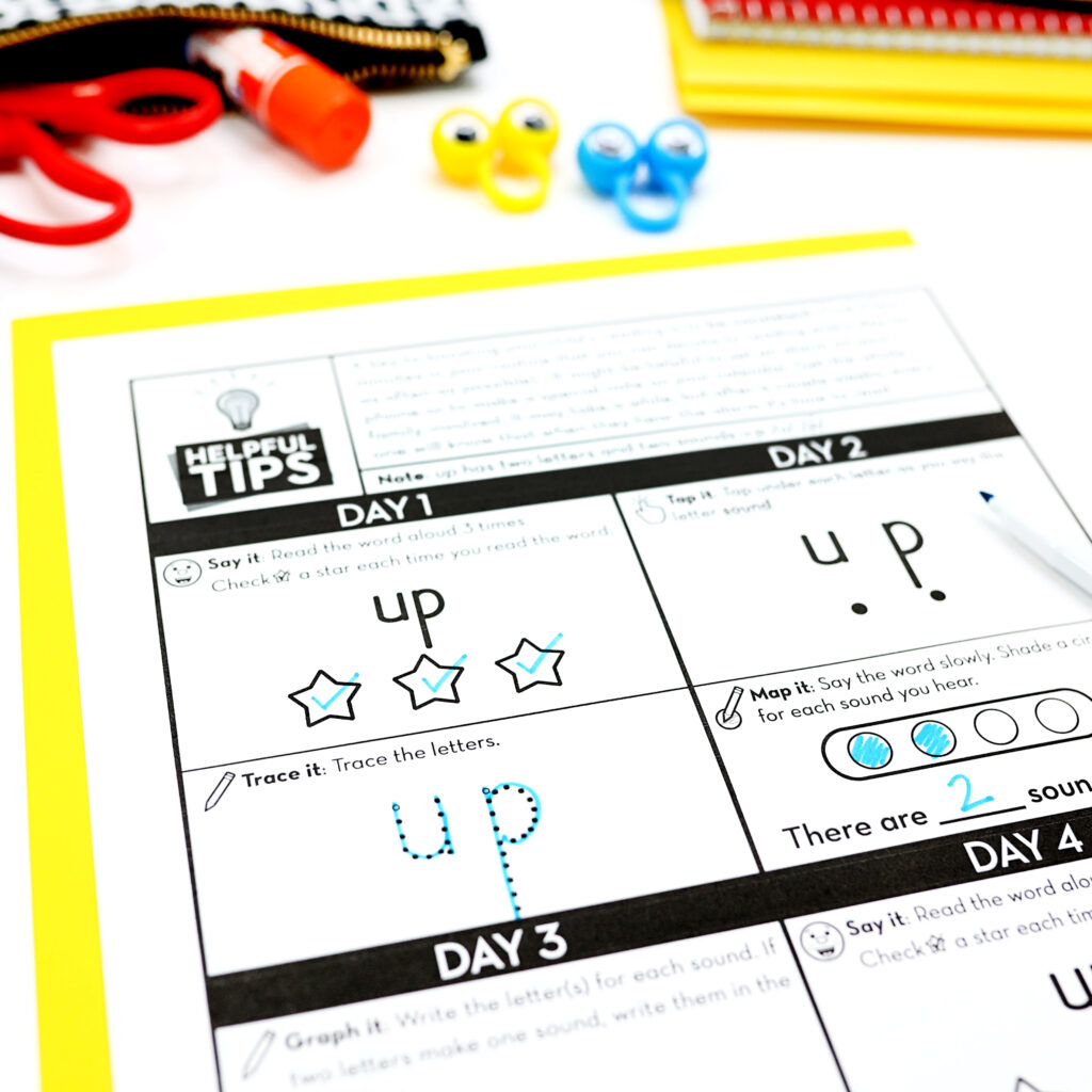 Decodable Passages Reading Fluency and Sight Word Practice Level A Set ...