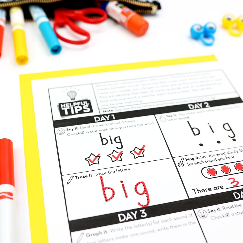 Decodable Passages Reading Fluency and Sight Word Practice Level A Set ...