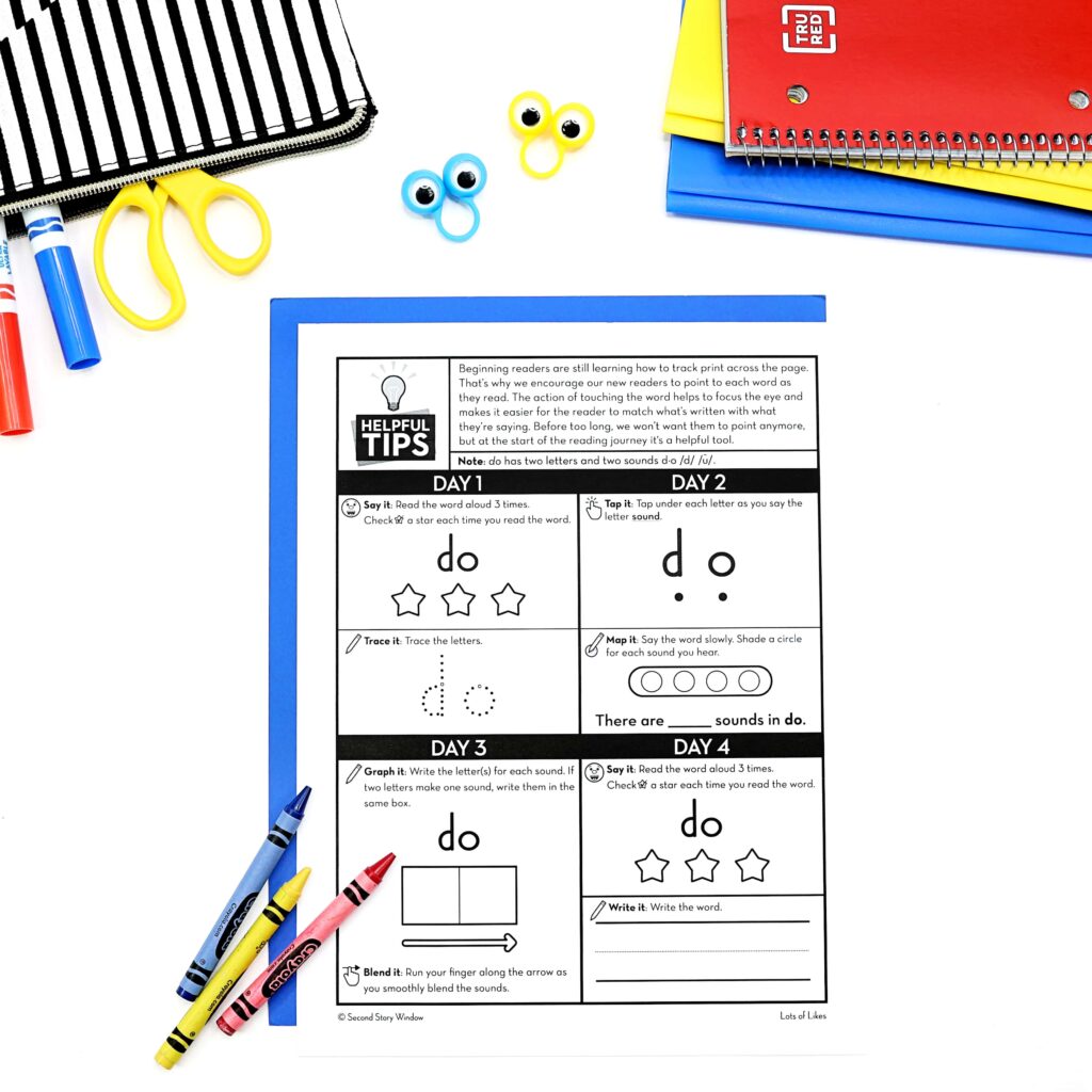 Decodable Passages Reading Fluency and Sight Word Practice Level B Set ...