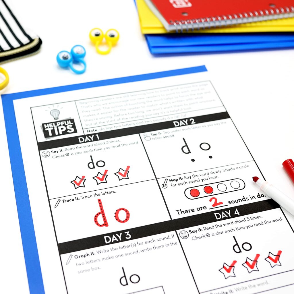 Decodable Passages Reading Fluency and Sight Word Practice Level B Set ...