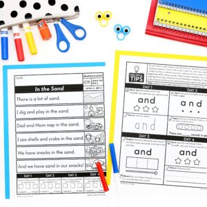 Decodable Passages BUNDLE of Reading Fluency and High Frequency Word ...