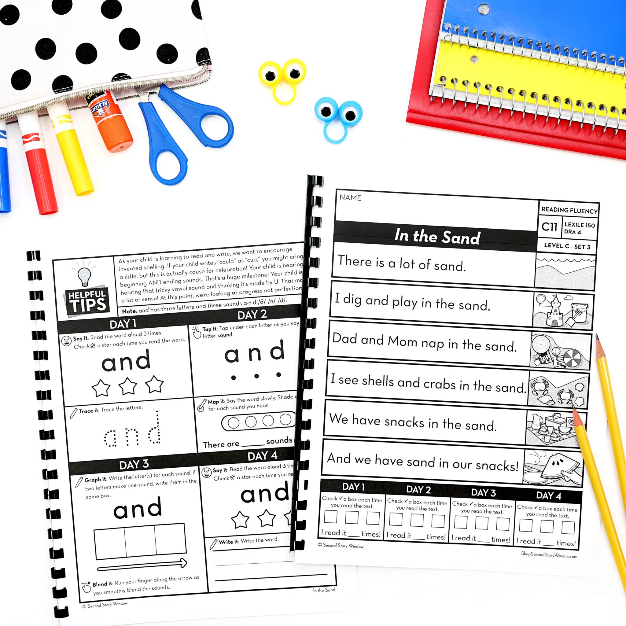 Decodable Passages BUNDLE of Reading Fluency and High Frequency Word ...