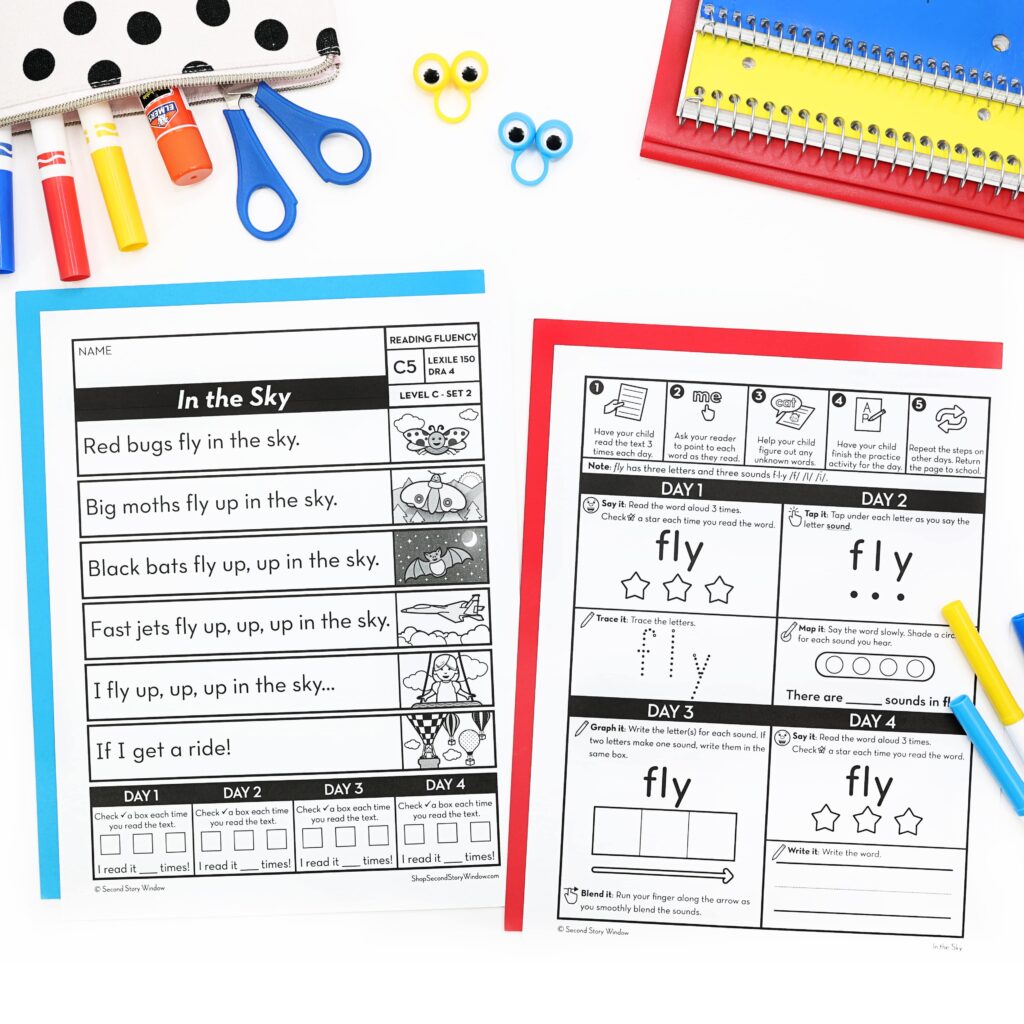 Decodable Passages BUNDLE of Reading Fluency and High Frequency Word ...