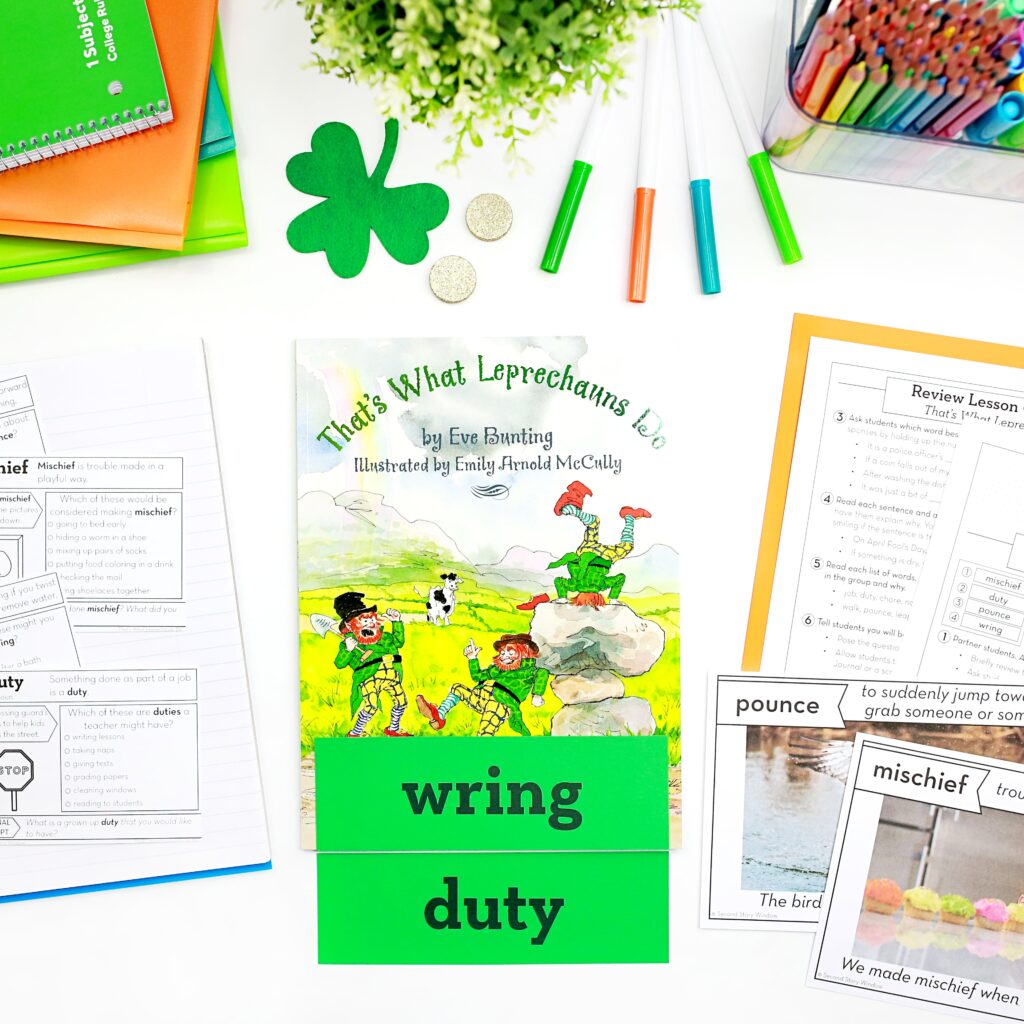 That's What Leprechauns Do Vocabulary - Second Story Window