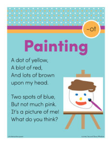 Painting - ot Word Family Poem of the Week - Short Vowel O Fluency Poem ...