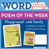 Poetry • 2nd Grade Word Family Poem of the Week Bundle • Fluency Poems ...