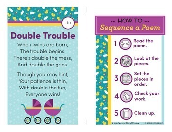 Poetry • 2nd Grade Word Family Poem of the Week Bundle • Fluency Poems ...