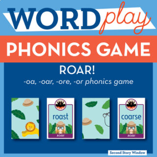 ROAR oa, r- controlled vowel or, oar, ore Phonics Game - Words Their ...