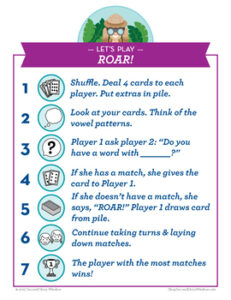 ROAR oa, r- controlled vowel or, oar, ore Phonics Game - Words Their ...