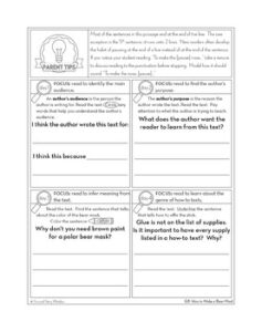 Reading Fluency Homework Level E Set 2 - Second Story Window