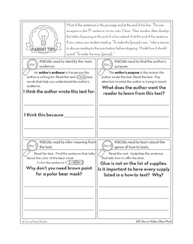 Reading Fluency Homework Level E Set 2 - Second Story Window