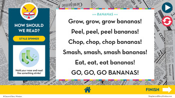 Reading Fluency in a Flash 1st Grade April • Digital Fluency Mini ...