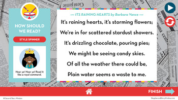 Reading Fluency in a Flash 2nd Grade April • Digital Fluency Mini ...