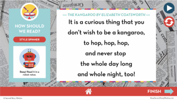 Reading Fluency in a Flash 2nd Grade December • Digital Fluency Mini ...