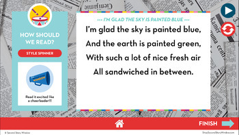 Reading Fluency in a Flash 2nd Grade November • Digital Fluency Mini ...