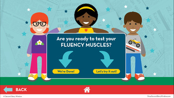 Reading Fluency in a Flash 2nd Grade October • Digital Fluency Mini ...