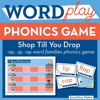 Shop Till You Drop Mixed Vowel Word Families Phonics Game - Words Their ...