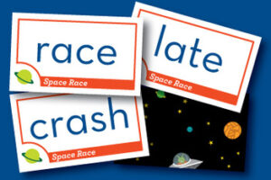 Space Race Short Vowel A / Long CVCe A Phonics Game - Words Their Way ...