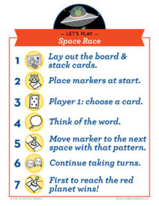 Space Race Short Vowel A / Long CVCe A Phonics Game - Words Their Way ...