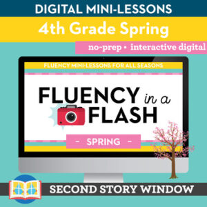 4th Grade Reading Fluency in a Flash Bundle • Digital Mini Lessons ...