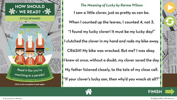 St. Patrick's Day Fluency in a Flash 3rd Grade • Digital Fluency Mini ...