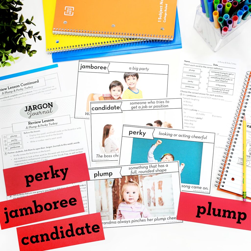 A Plump and Perky Turkey Vocabulary | Thanksgiving Read Aloud Lesson ...