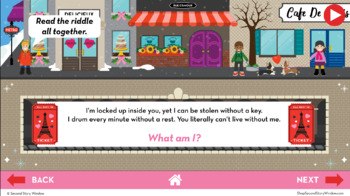 Valentine's Reading Fluency in a Flash 4th Grade • Digital Fluency Mini ...