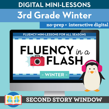 Winter Reading Fluency in a Flash 3rd Grade • Digital Fluency Mini ...