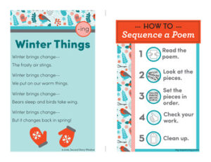 Winter Things - ing Word Family Poem of the Week - Fluency Poem ...
