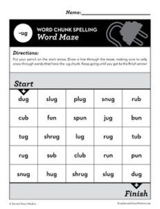 Word Family Worksheets, Spelling, Word Work Activities BUNDLE