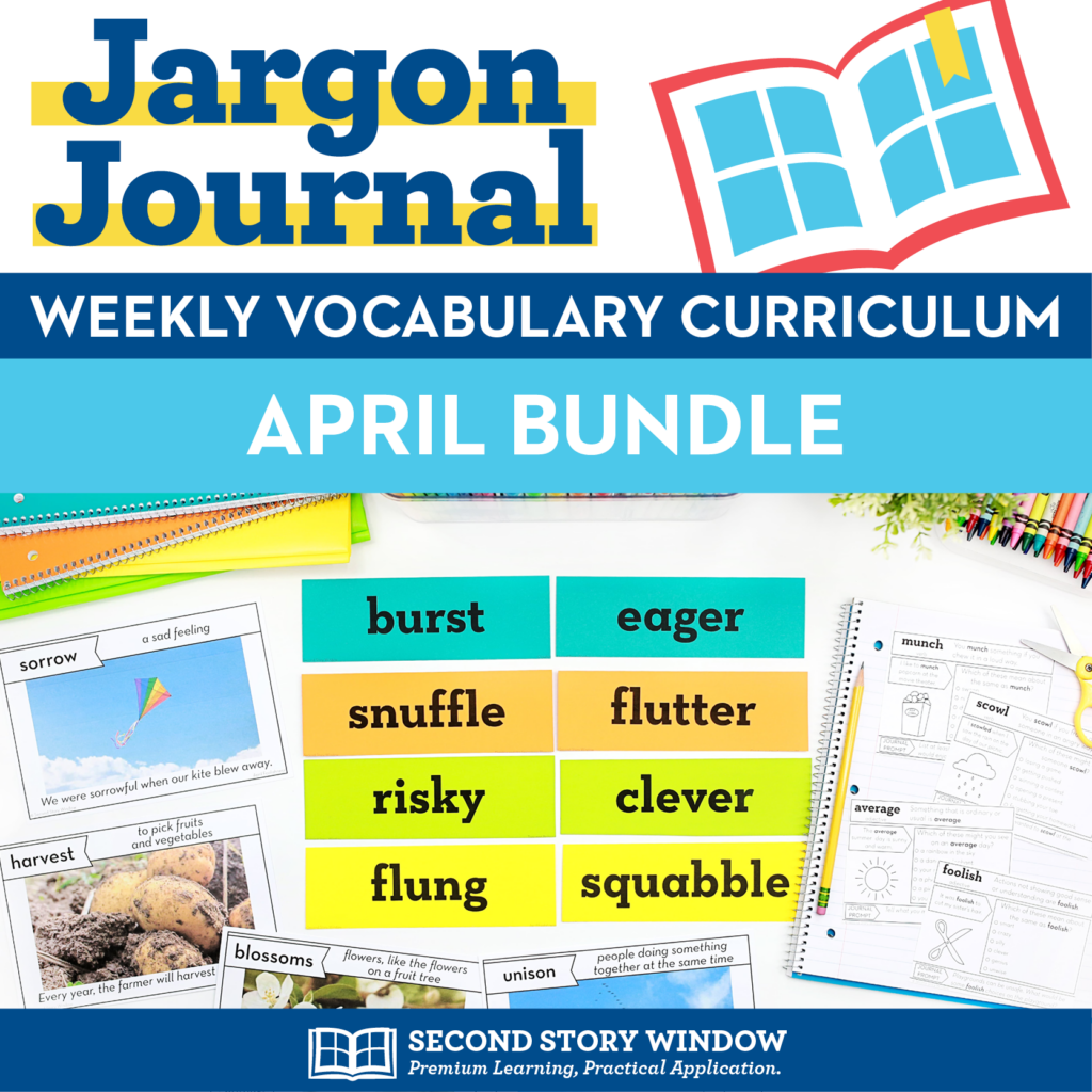 April Vocabulary Bundle - Second Story Window