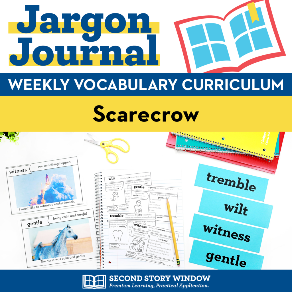 Scarecrow Vocabulary | Read Aloud Lessons and Activities - Second Story ...