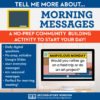 4th Grade Morning Messages Slides Bundle for Morning Meeting - Second ...