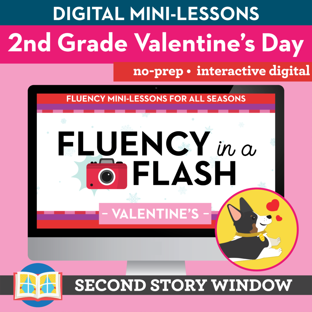 Valentine's Reading Fluency in a Flash 2nd Grade • Digital Fluency Mini ...