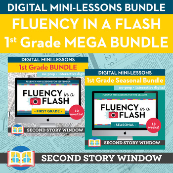 1st Grade Fluency in a Flash MEGA bundle • Digital Mini Lessons ...