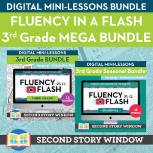 3rd Grade Fluency in a Flash MEGA bundle • Digital Mini Lessons ...