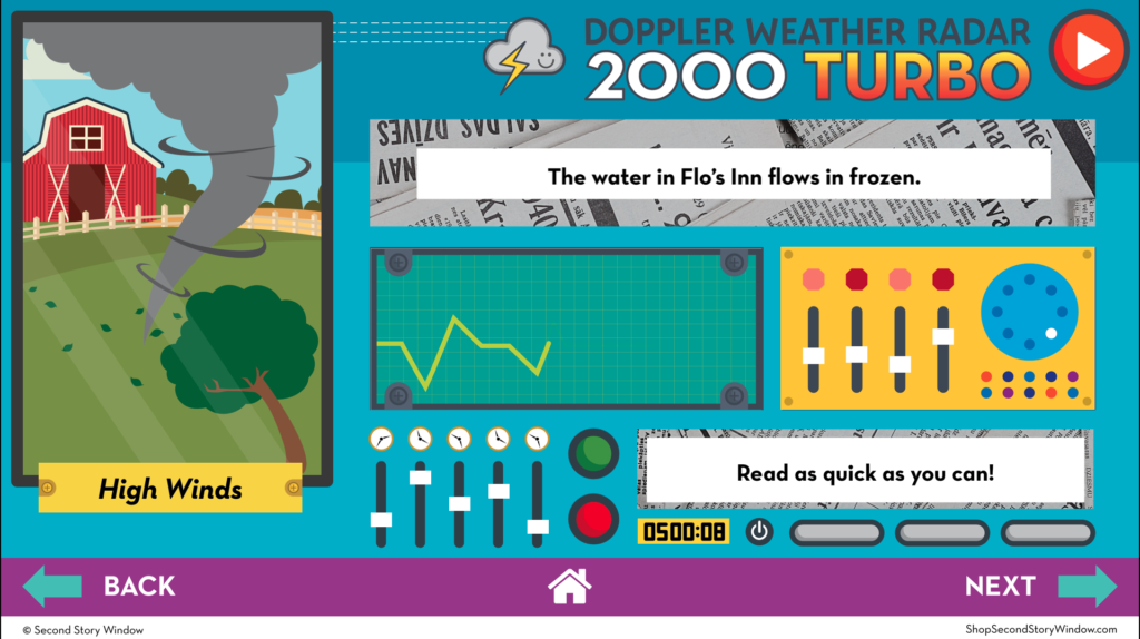 Reading Fluency in a Flash 4th Grade November • Digital Fluency Mini ...