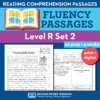 Reading Fluency Homework Level R Set 2 - Second Story Window