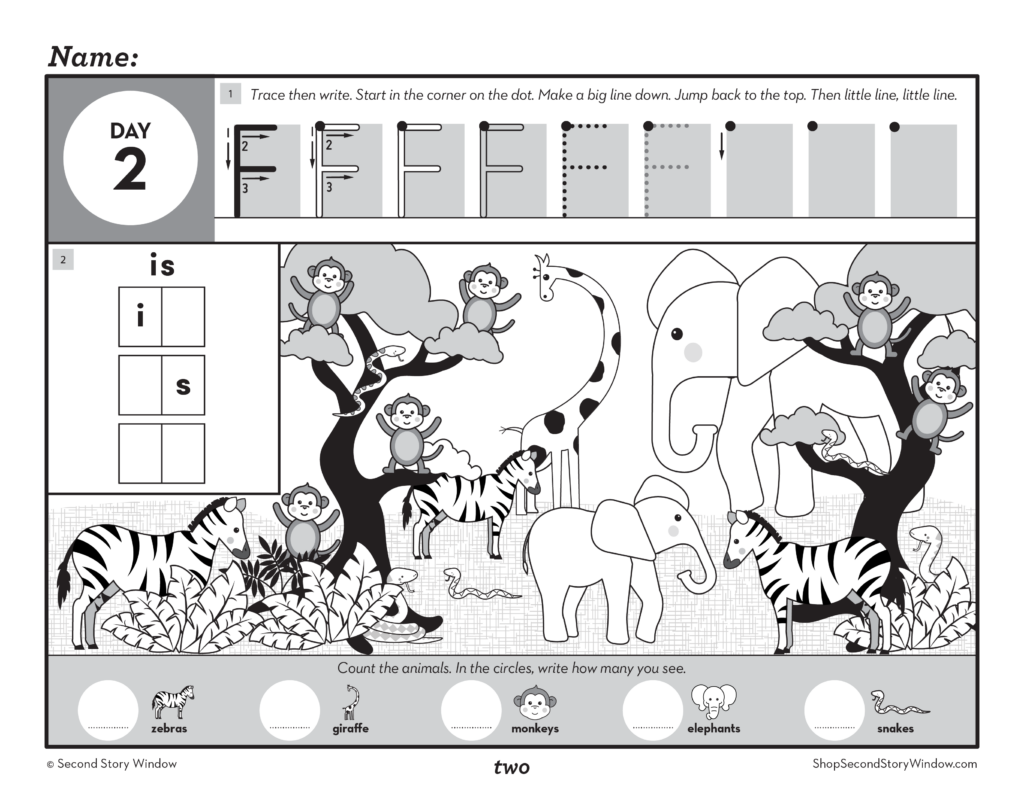 1st Grade Morning Work Free 2 Week Sample - Second Story Window