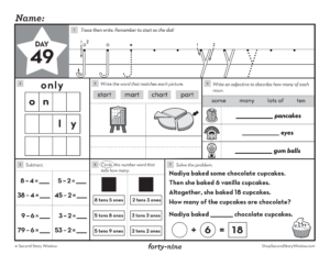 Summer Packet 1st Grade • No Prep End of Year Cumulative Review ...