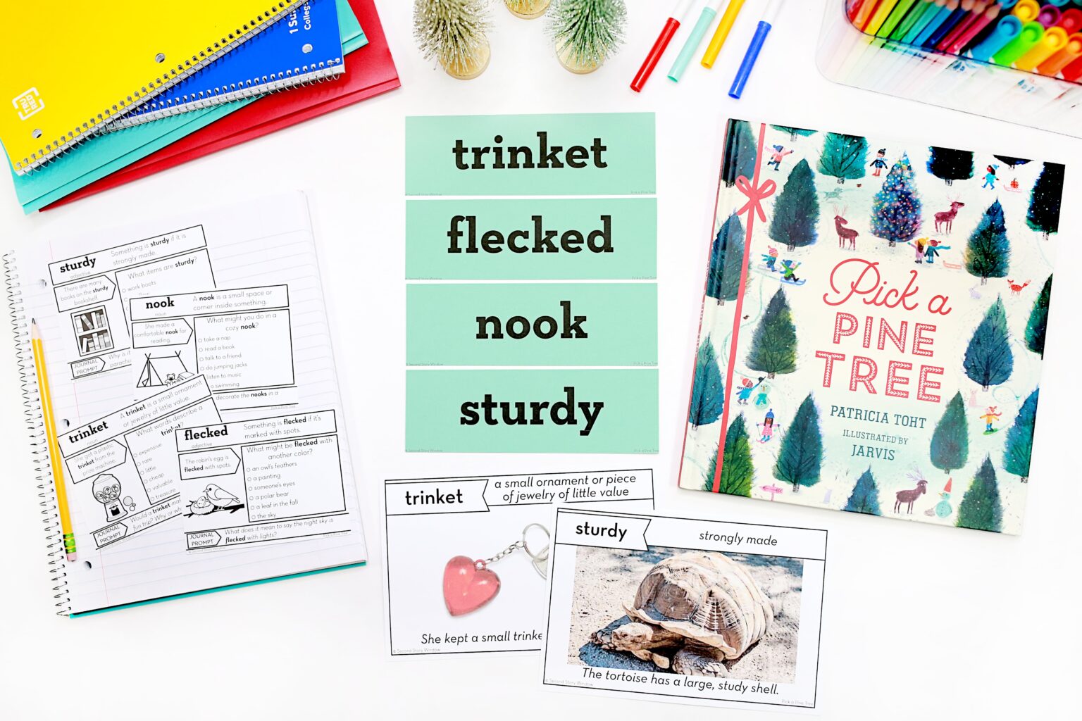 Christmas Activities • Pick A Pine Tree Vocabulary and Read Aloud ...