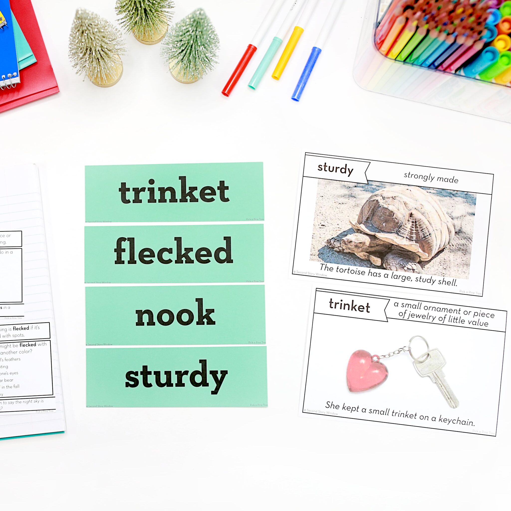 Christmas Activities • Pick A Pine Tree Vocabulary and Read Aloud ...