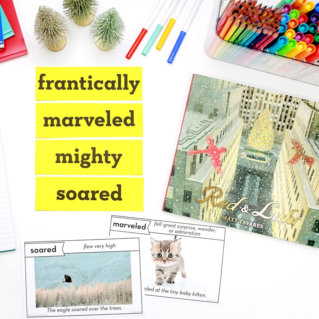 Christmas Activities • Red and Lulu Vocabulary and Read Aloud Lesson ...