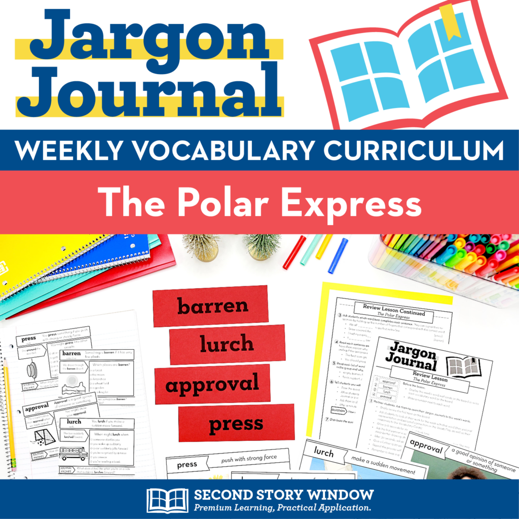 Christmas Activities • The Polar Express Vocabulary - Second Story Window