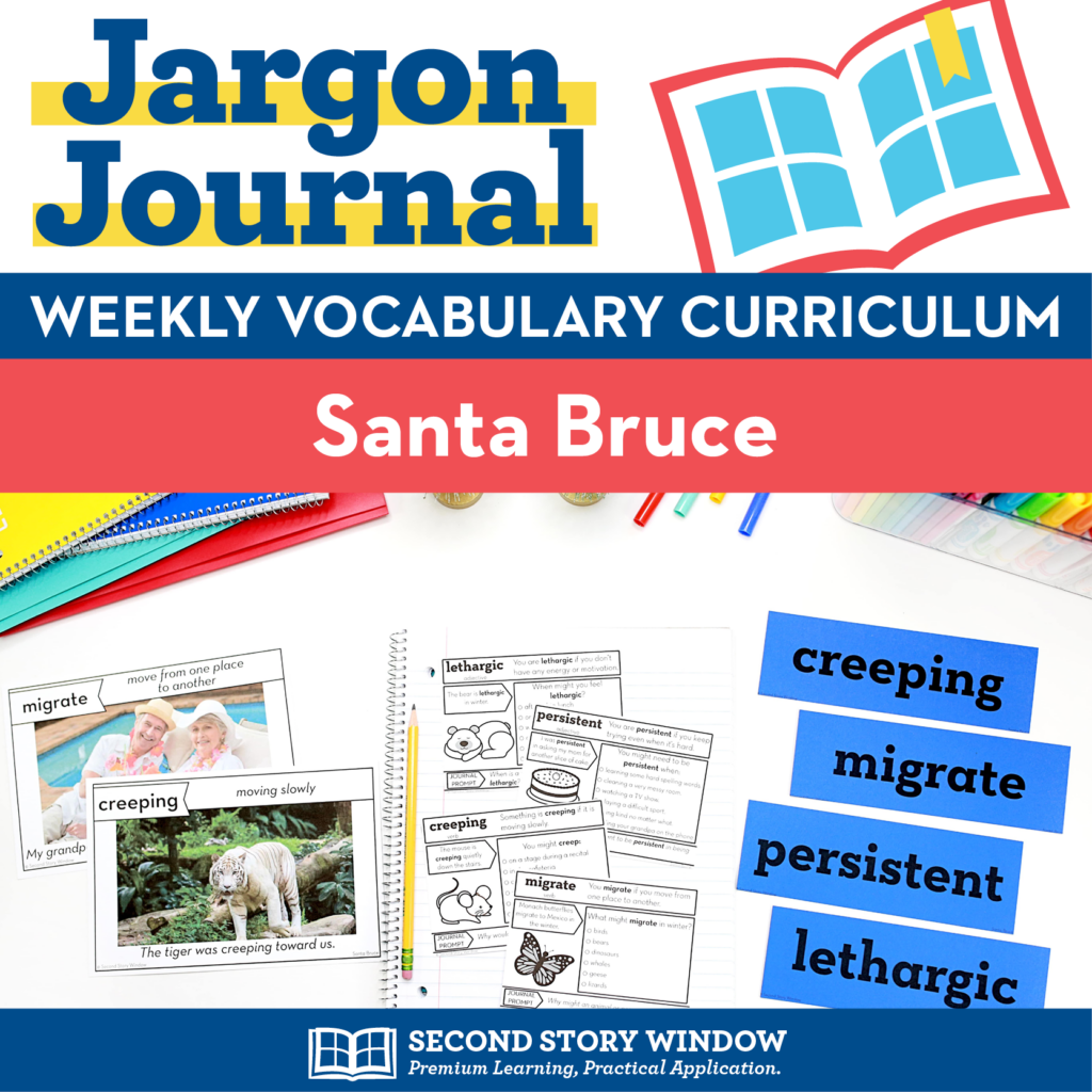 Christmas Activities • Santa Bruce Vocabulary and Read Aloud Lesson ...