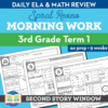 3rd Grade Morning Work Term 1 • Third Grade Spiral Review + Google ...