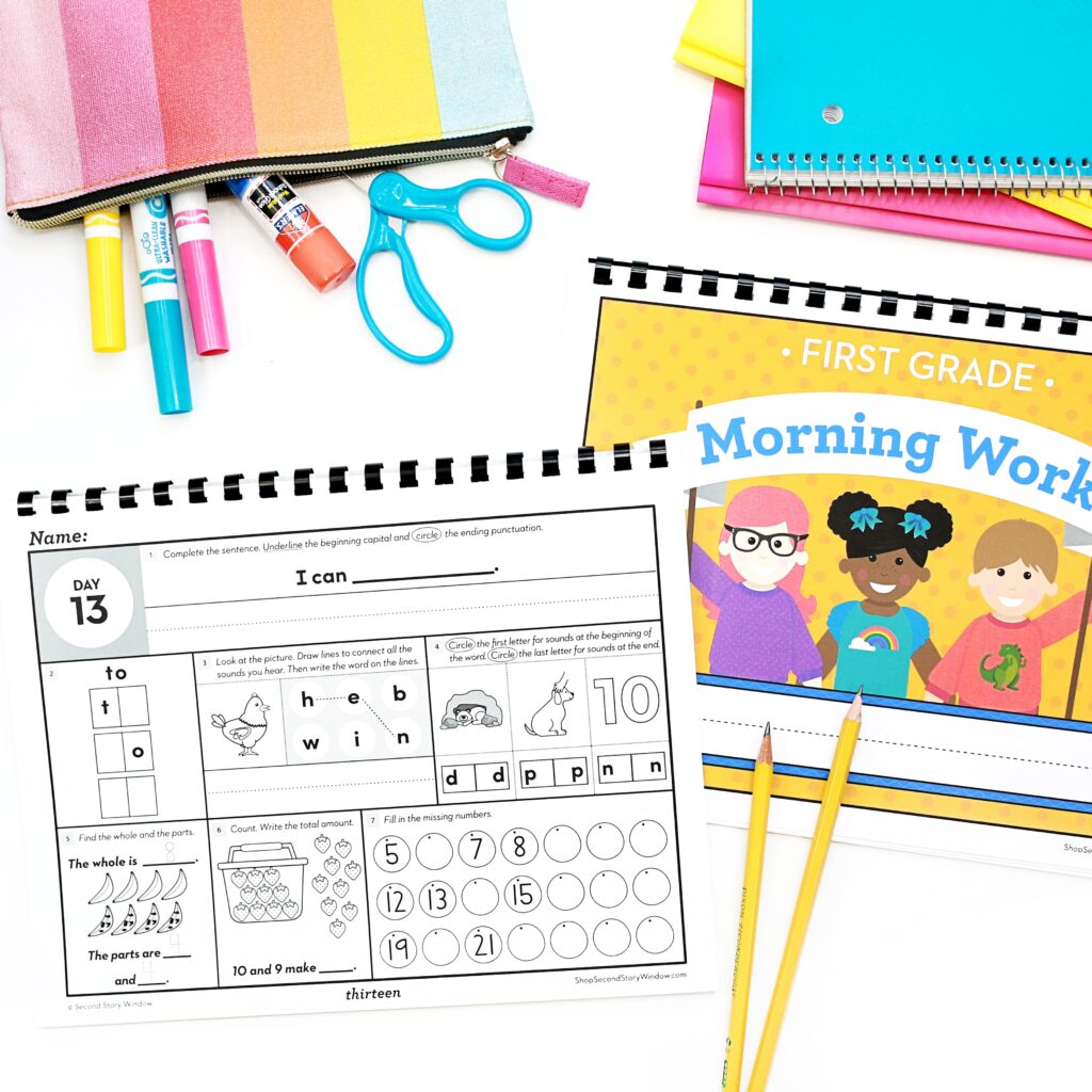 Morning Work for Kindergarten Through 4th Grade