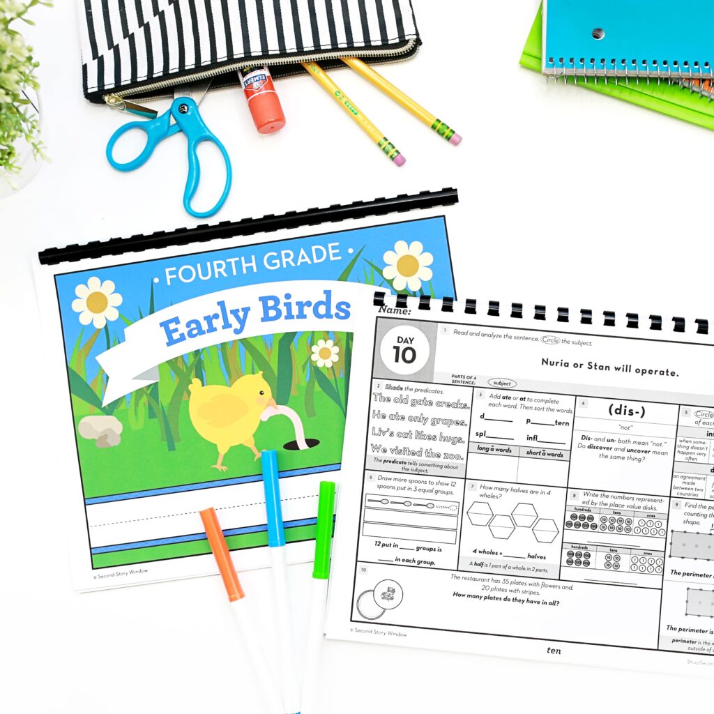 Morning Work for Kindergarten Through 4th Grade