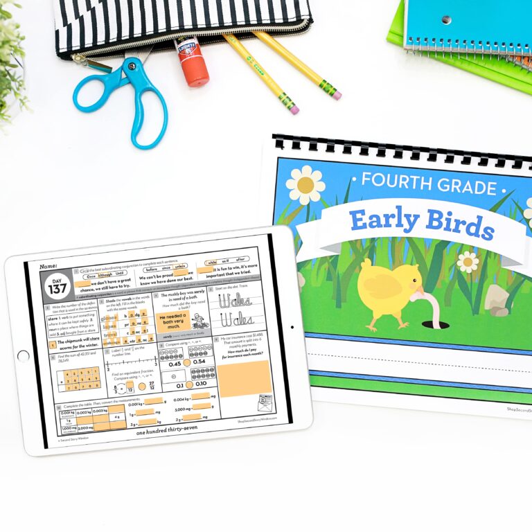 4th Grade Morning Work Term 4 • Fourth Grade Spiral Review + Google ...